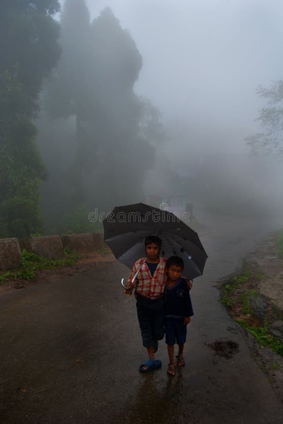 Rainy walk editorial photo. Image of hills, rainy, walk - 37427276