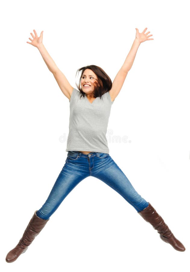 Raise your arms up stock image. Image of success, white - 21793239