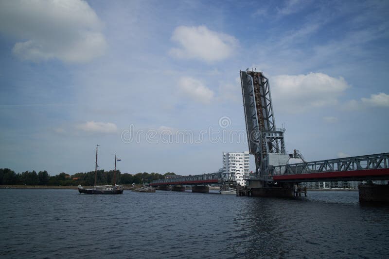 Raised Bridge Scene Architecture Editorial Stock Photo - Image of urban ...