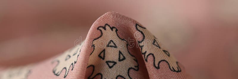 Raised Fabric in Corner for Sewing Clothes for Bed Linen Store Stock ...