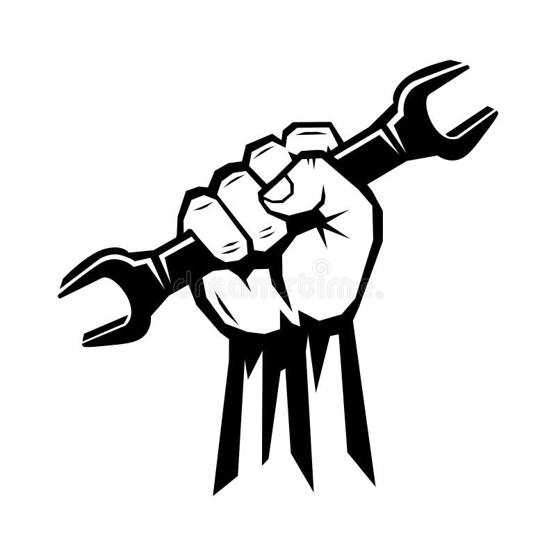 Wrench Hand Workers Stock Illustrations – 1,205 Wrench Hand Workers ...