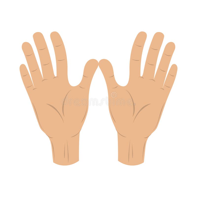 Raised, Open Hand with a Watch on it. Time for Rest or Break, Pause ...