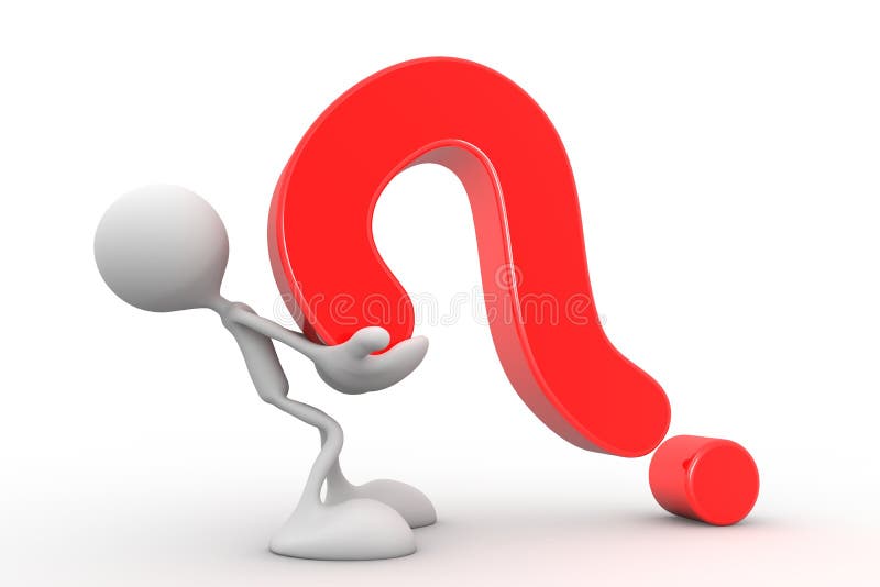 Difficult Question Line Icon, Concept Sign, Outline Vector Illustration ...