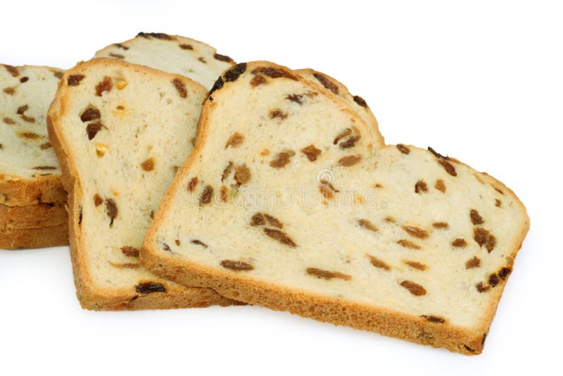 Raisin bread stock image. Image of slices, snack, background - 11628547