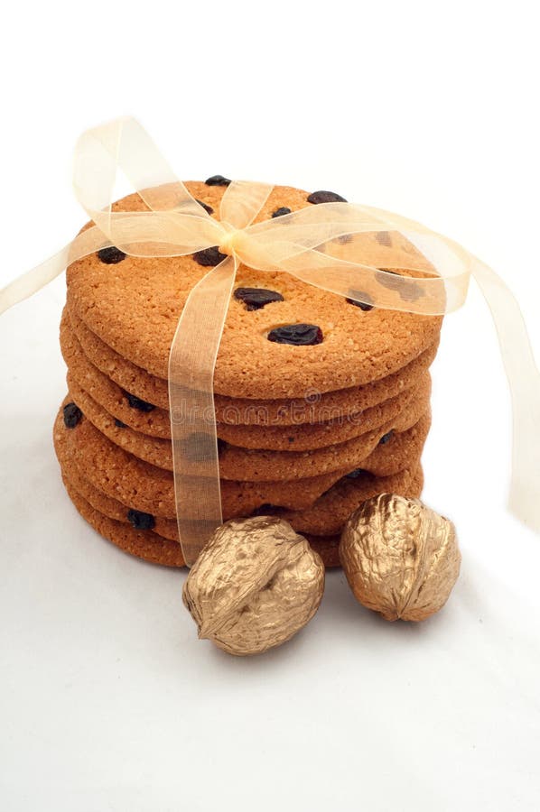 Raisin Cookies Gilded Nut Stock Photos - Free & Royalty-Free Stock ...