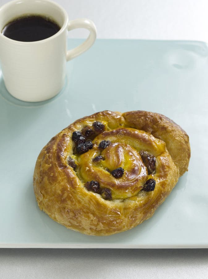 Raisin Danish. Conceptual Image Stock Image - Image of sweet, delicious ...
