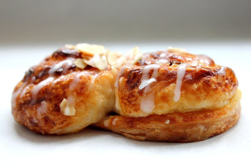 Raisin cream roll danish stock photo. Image of rolls - 32064626