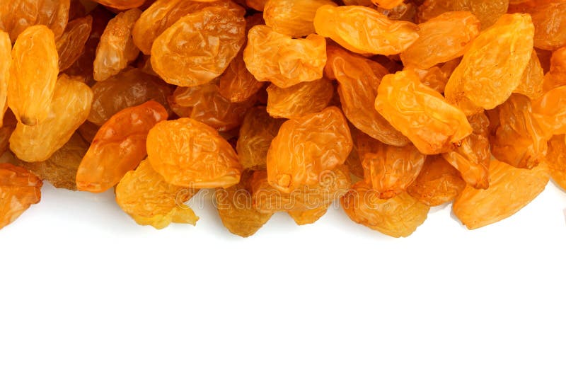 Raisin Sec Jaune D'isolement Sur Le Blanc Photo stock - Image du objets ...