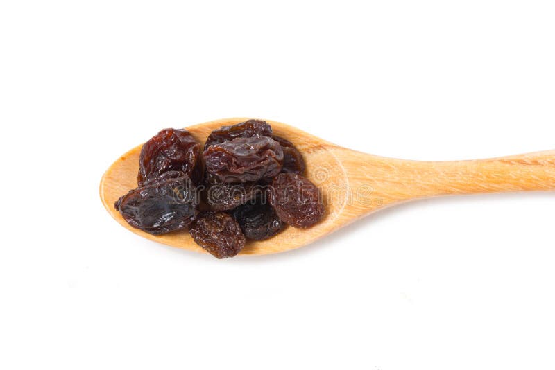 Raisin with Wooden Spoon. stock photo. Image of fruit - 36266630