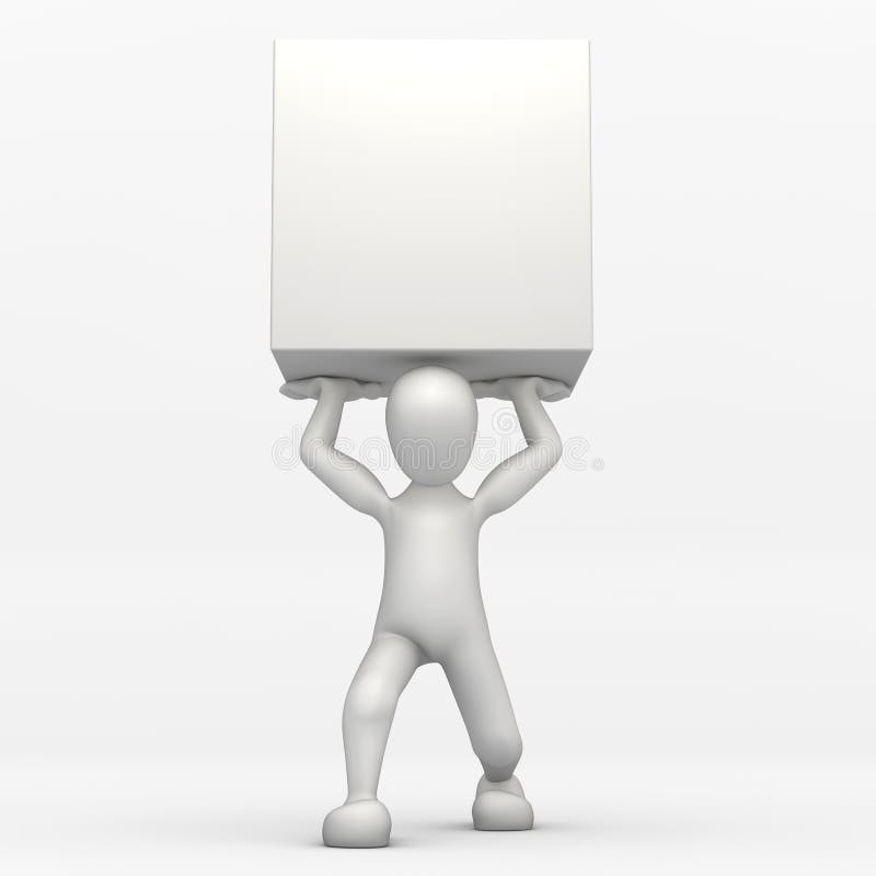 Raising box stock illustration. Illustration of athletic - 18564617