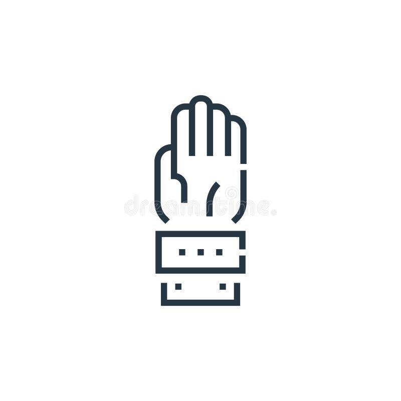 Woman Raising Hand Line Art Stock Illustrations 334 Woman Raising