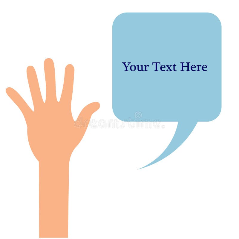 Raise Hand Answer Questions Stock Illustrations – 27 Raise Hand Answer ...