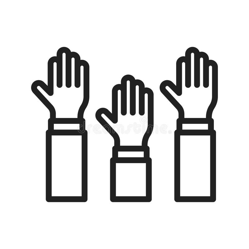 Raising Hands Icon Vector Image. Suitable for Mobile Apps, Web Apps and ...