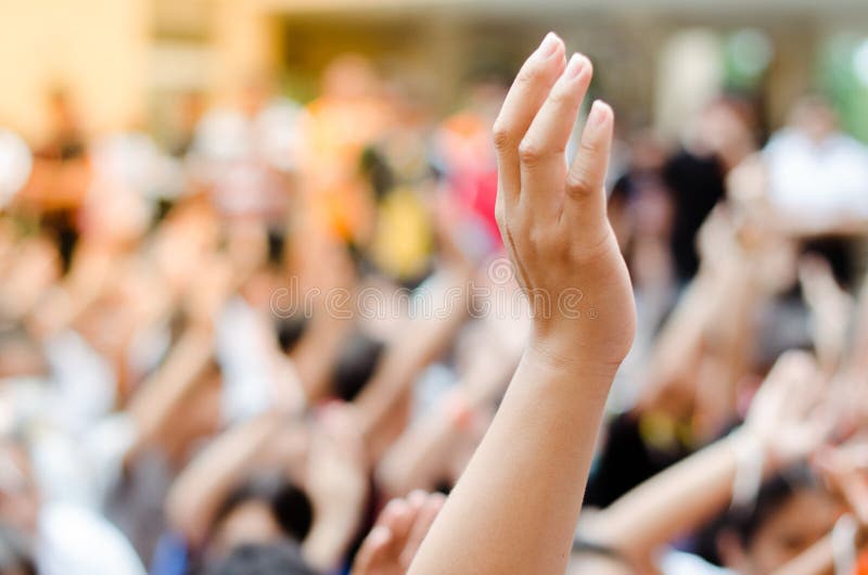 146 Business Crowd Raising Hands Stock Photos - Free & Royalty-Free ...