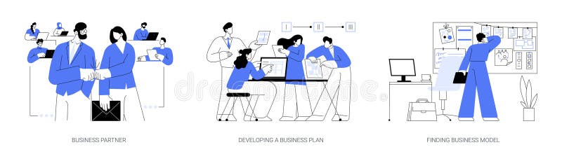 Raising Money for Startup Abstract Concept Vector Illustrations. Stock ...