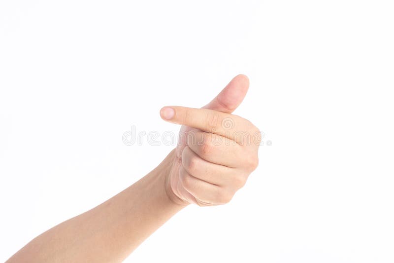 Hand has pinched stock image. Image of transportation - 7094443