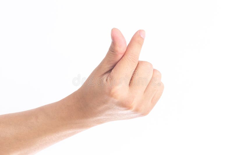 Hand has pinched stock image. Image of transportation - 7094443