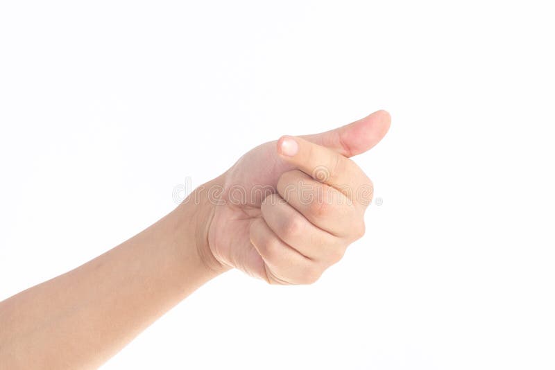 Hand has pinched stock image. Image of transportation - 7094443