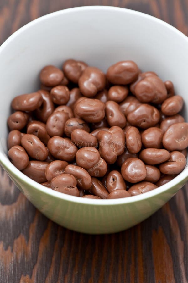 Raisins Covered in Delicious Chocolate Stock Photo - Image of board ...