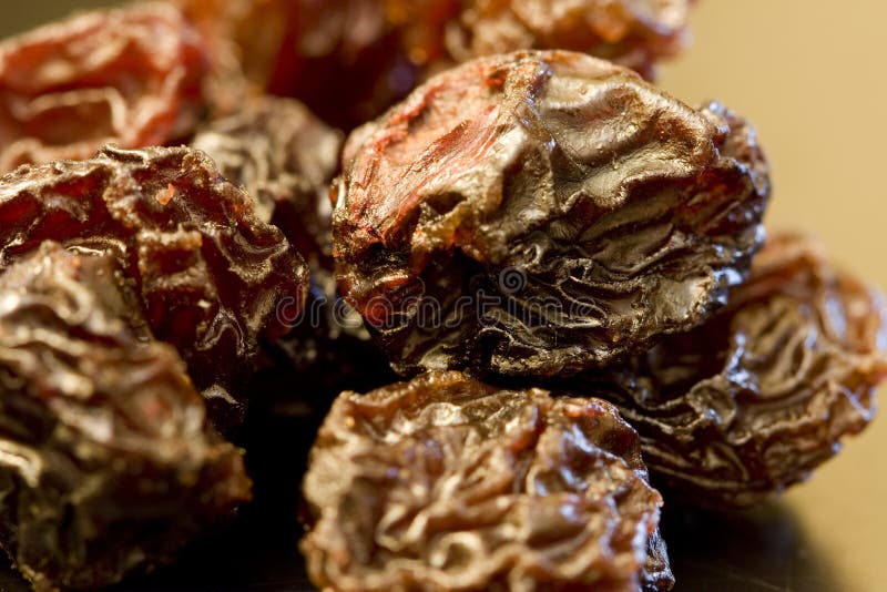 Two Raisins detail stock photo. Image of fruit, macro - 7656022