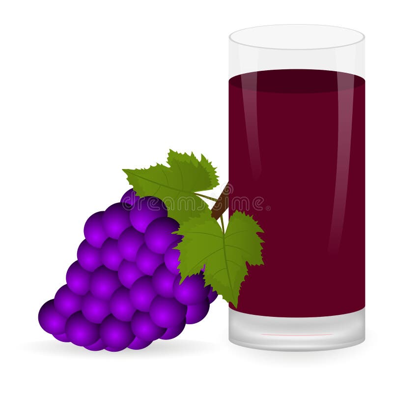 Jus de raisins illustration stock. Illustration du vert - 60409714