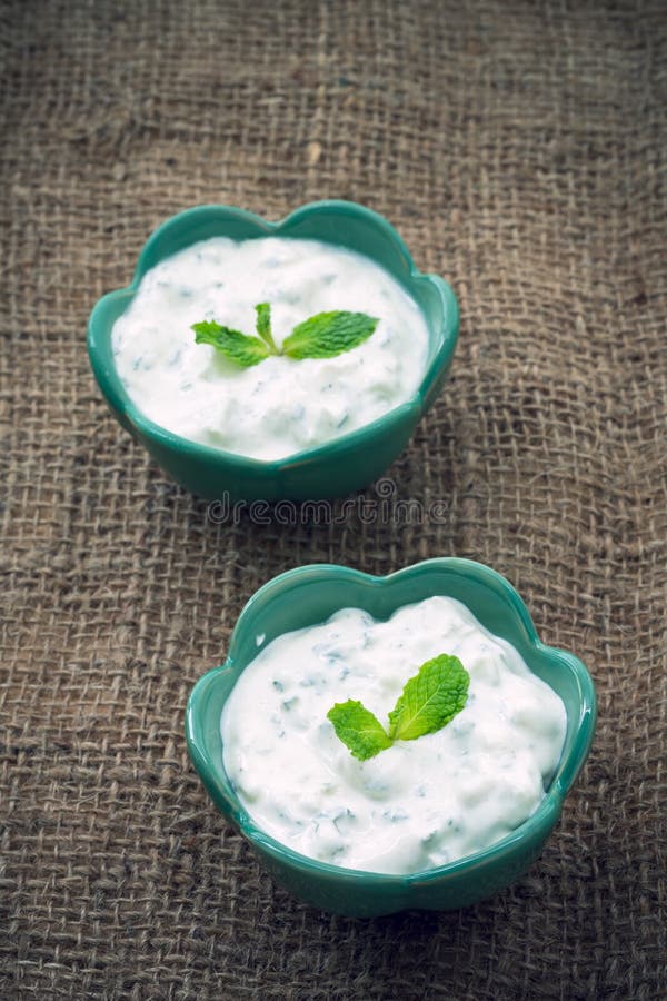 Raita sauce, India stock image. Image of diet, cucumber - 54034147