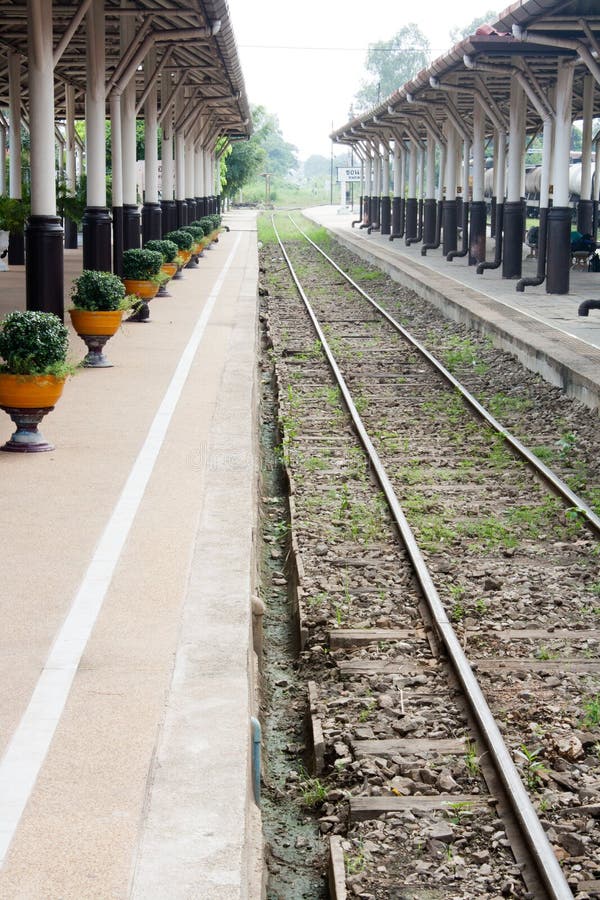 Raiway of train stock photo. Image of color, landscape - 32059534