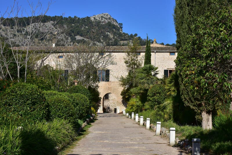 Raixa-garden Majorca Island Stock Image - Image of landscape ...