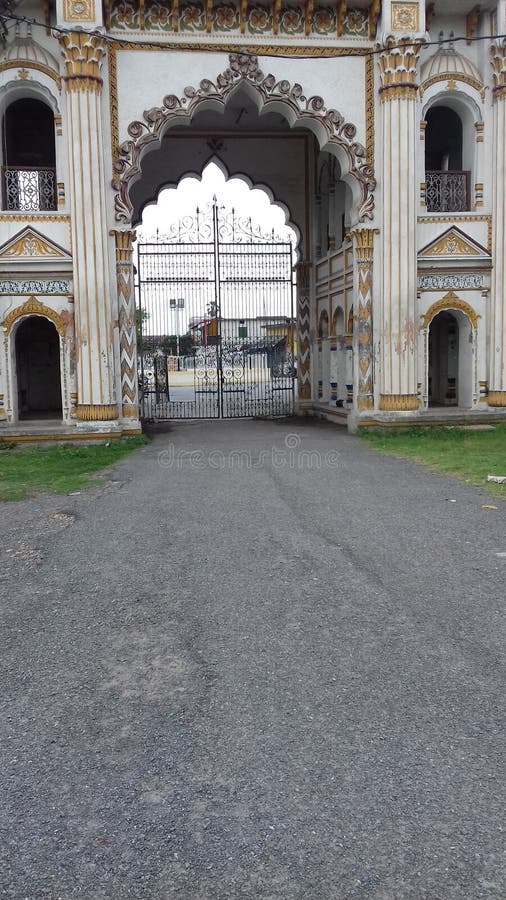 Raj darbar main gate stock image. Image of gate, darbar - 102036825
