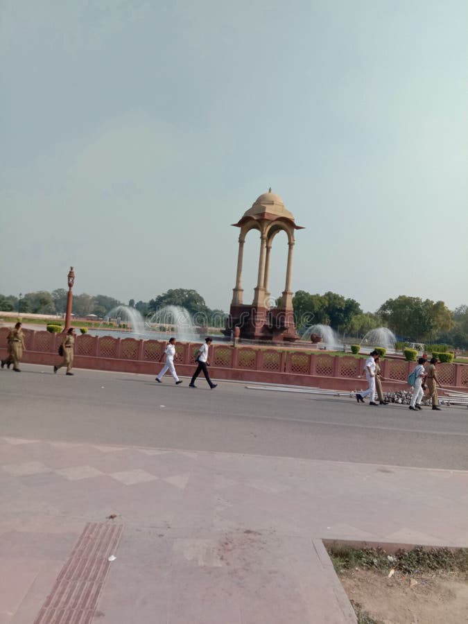 Raj path in Delhi editorial photo. Image of beach, delhi - 203261421