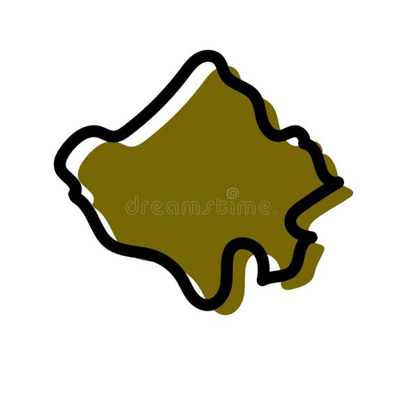 Rajasthan State Map Vector Art on White Color Stock Vector ...