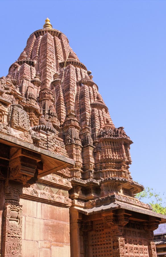 Rajasthan Temple at Dusk stock photo. Image of octagonal - 69558910