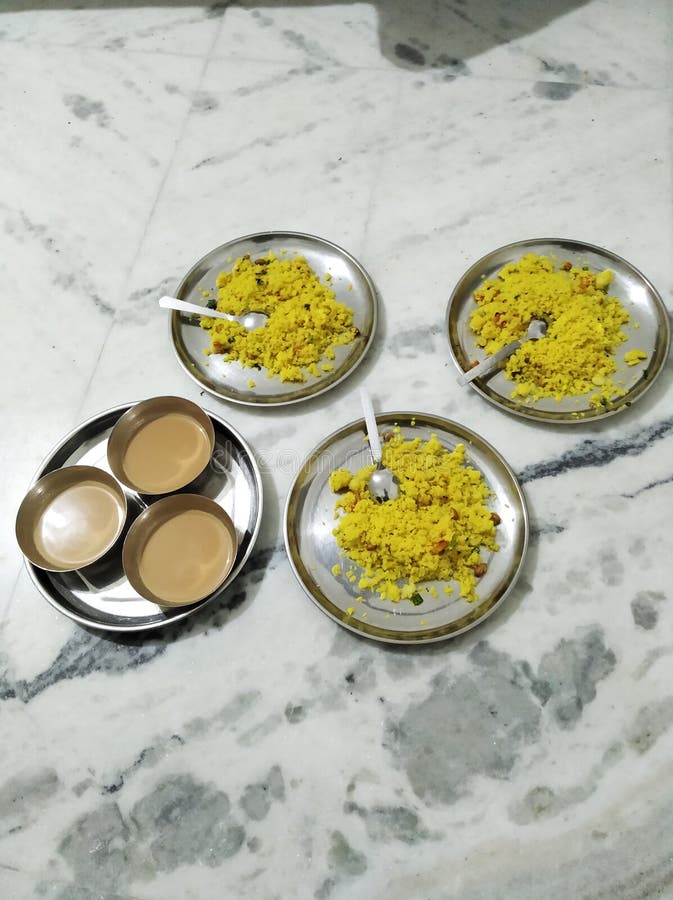 Rajasthani Morning Breakfast with Tea Stock Image - Image of jodhpur ...