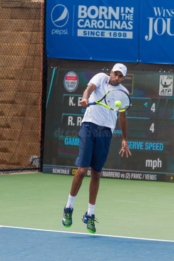 Rajeev Ram at the Winston-Salem Open Editorial Stock Image - Image of ...