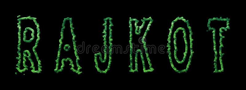 Rajkot Forest, Rajkot Urban Canopy Stock Illustration - Illustration of ...