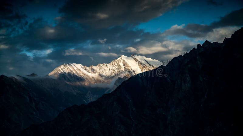 Rakaposhi Mountain stock image. Image of mount, mountain - 126476419
