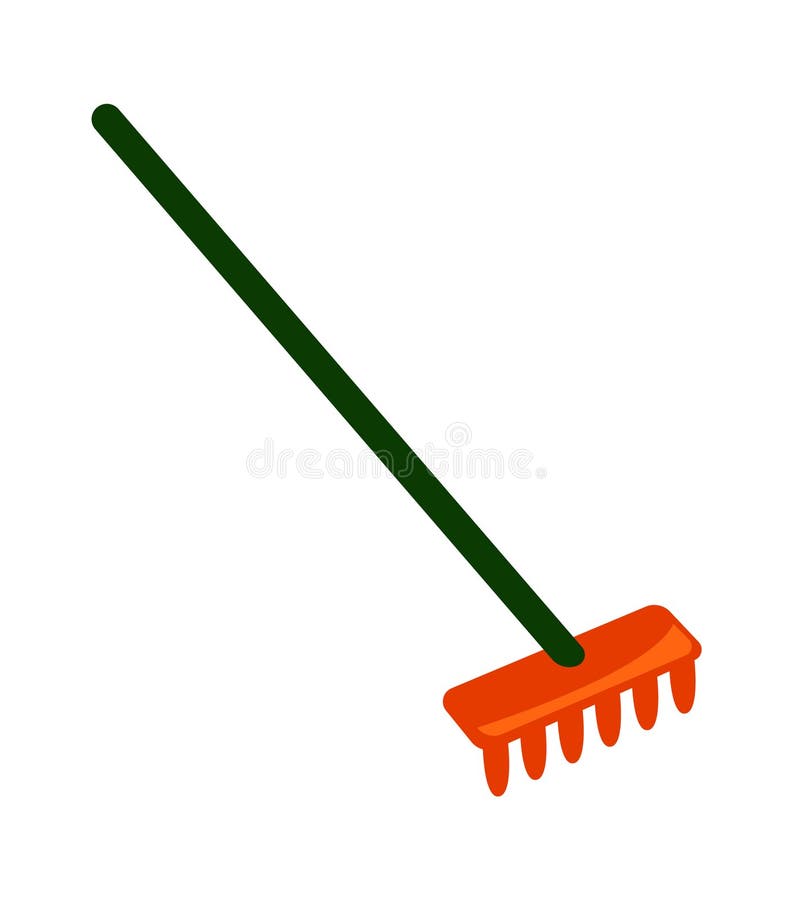 Rake garden equipment stock vector. Illustration of element - 273900789