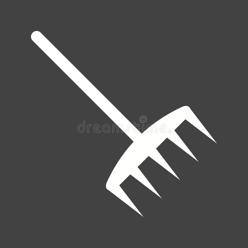 Rake stock vector. Illustration of tool, autumn, season - 89174080