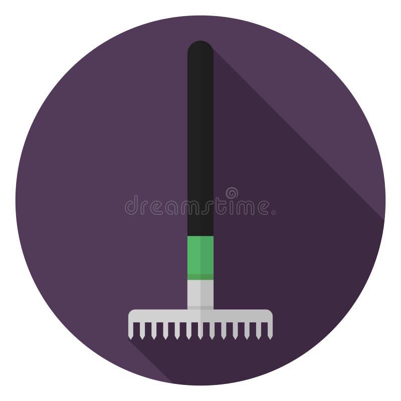 The Rake Icon. Raking Symbol Stock Vector - Illustration of object ...