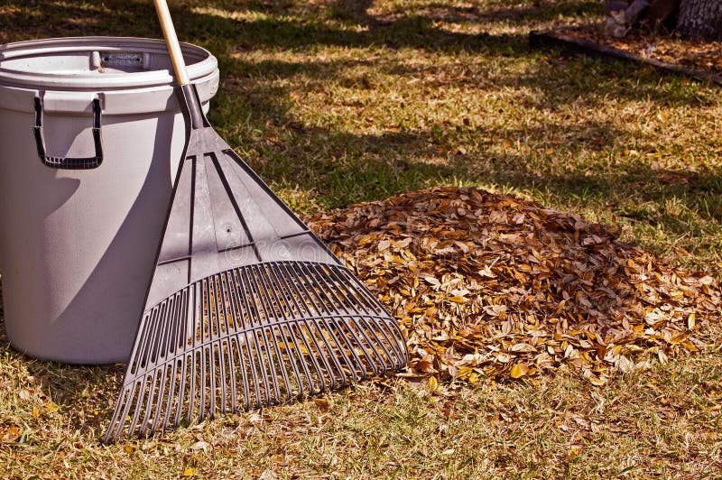 Leaves in Gutter, Home Maintenance and Repair Stock Image - Image of ...