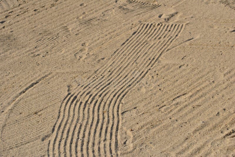 Rake marks in a bunker stock photo. Image of golfer, bunker - 14468778