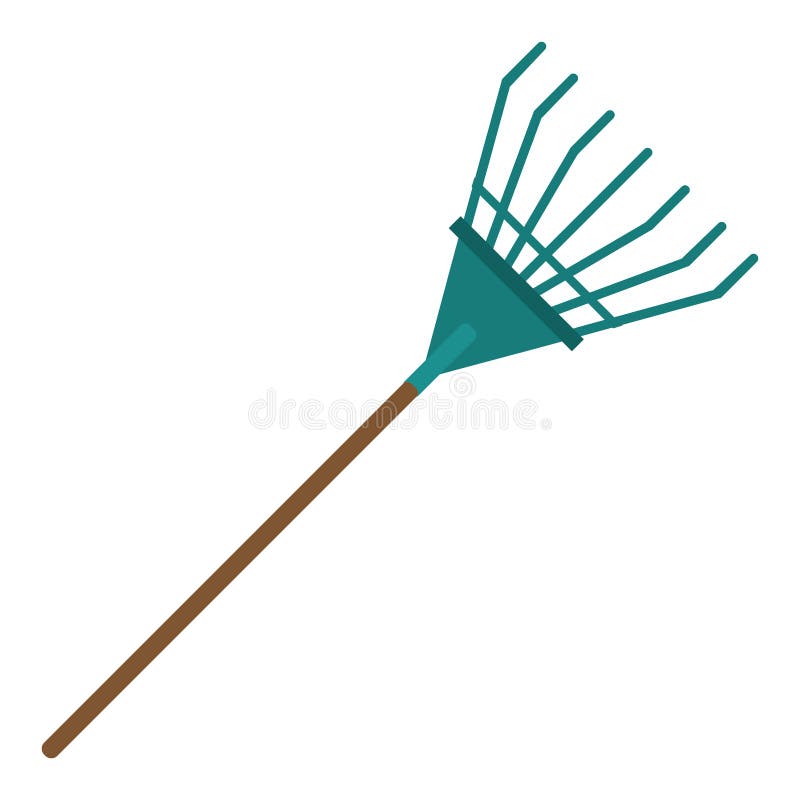 Rake tool gardening image stock illustration. Illustration of seasonal ...