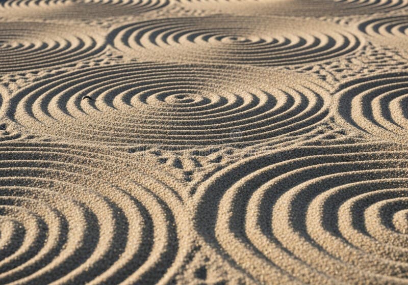 Raked Concentric Circles Stock Illustrations – 941 Raked Concentric ...