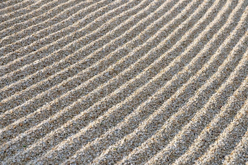 Raked Sand stock image. Image of tradition, pebble, buddism - 29402123