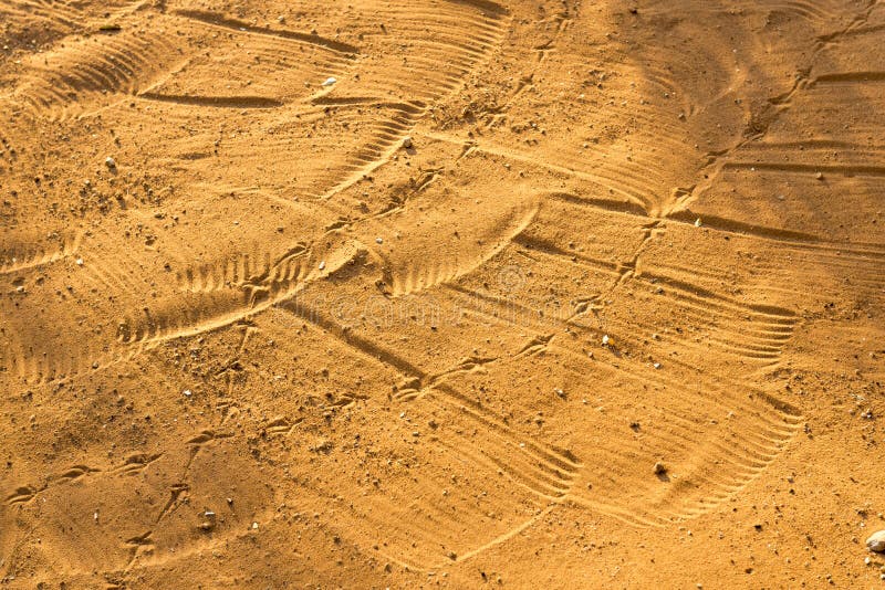 Rake marks in a bunker stock photo. Image of texture - 14468778