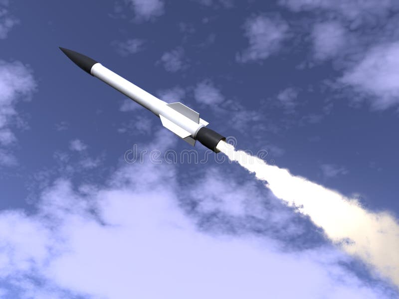 Raket stock illustratie. Illustration of raket, illustratie - 10389174