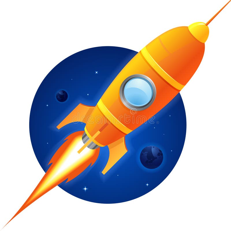 Raket stock illustratie. Illustration of ontdekking, vlucht - 20124318