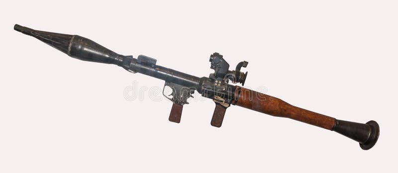 Raketenangetriebene Granate Stockfoto - Bild von kampf, bazooka: 57801894