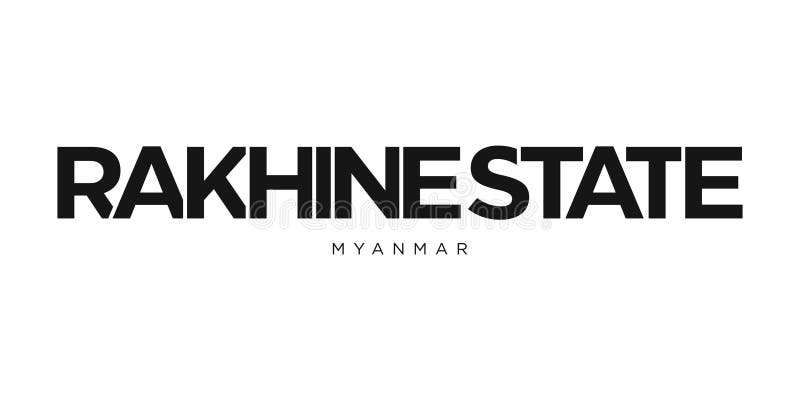 Rakhine State in the Myanmar Emblem. the Design Features a Geometric ...