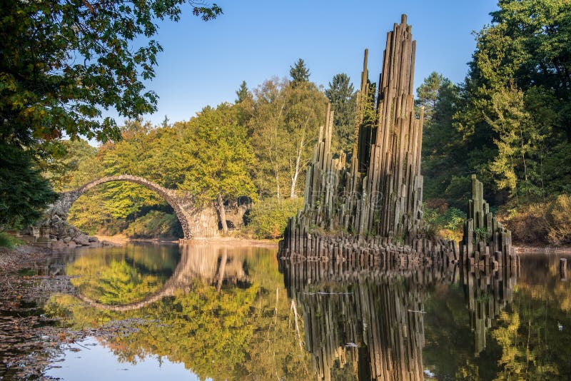 Rakotz bridge stock photo. Image of brafrac14, water - 45472098